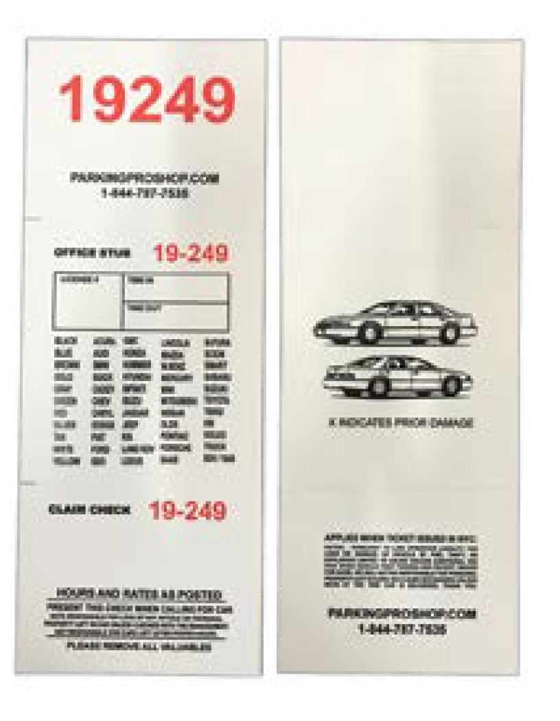 Standard Tickets – Parking Pro Shop